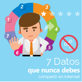 7 Datos que nunca debes compartir en Internet | INCIBE | INCIBE
